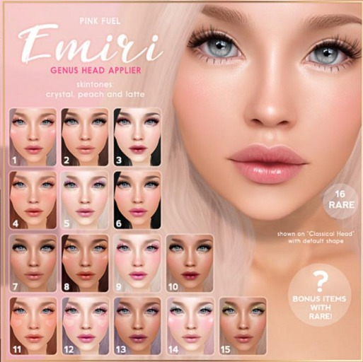 Second Life Marketplace - [PF] Emiri - GENUS Skin Applier #14